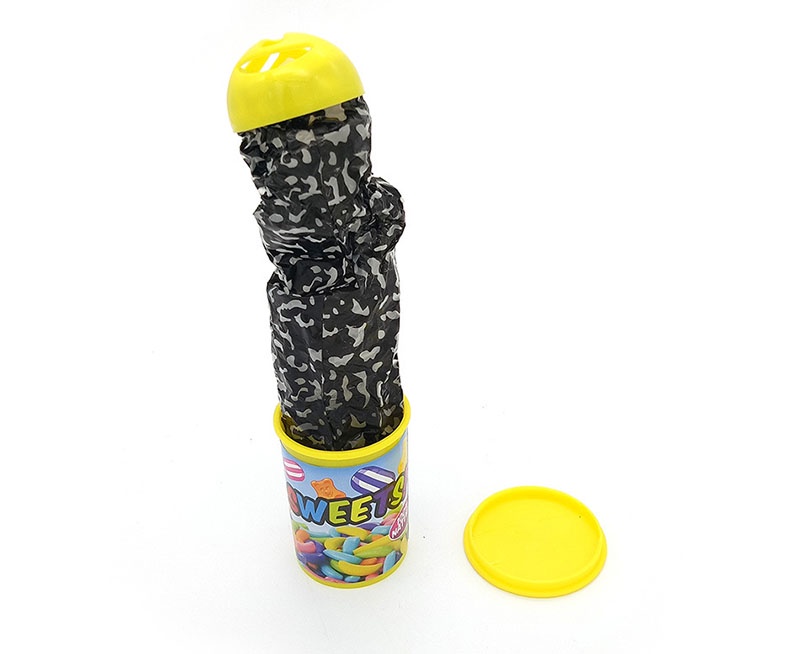 Funny Potato Chip Can Jump Spring Snake roach Toy Gift April Fool Day ...