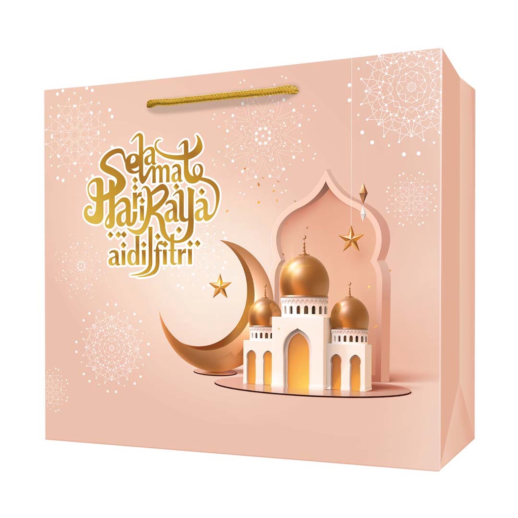 Store Age 1020pcs Raya Festive Paper Bagt Baggoodies Baghari Raya Paper Bag Beg Raya