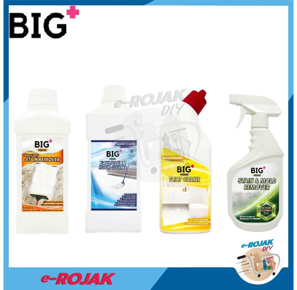 BIG+Heavy Duty Stain Remover/ Eazy Clean /Toilet Cleaner/Stain & Mold ...