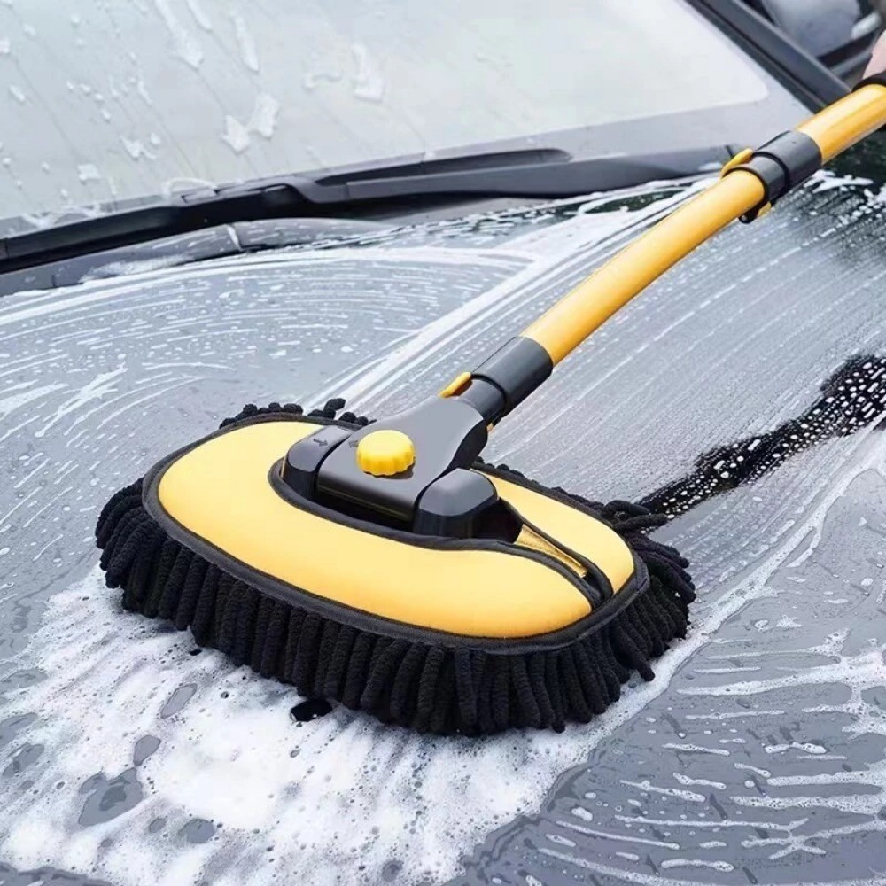 Microfiber Car Washer Car Cleaning Mop Car Cleaning Brush Adjustable ...