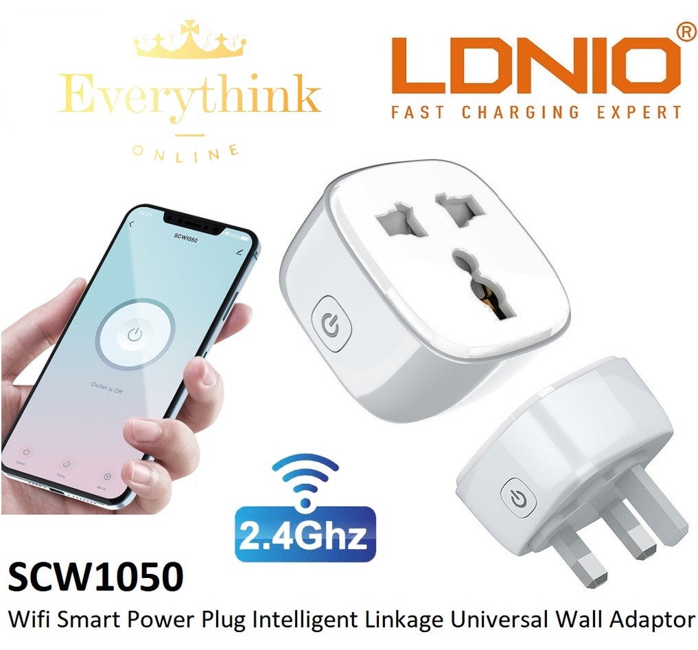 LDNIO SCW1050 WI-FI SMART POWER PLUG INTELLIGENT LINKAGE UNIVERSAL WALL ...