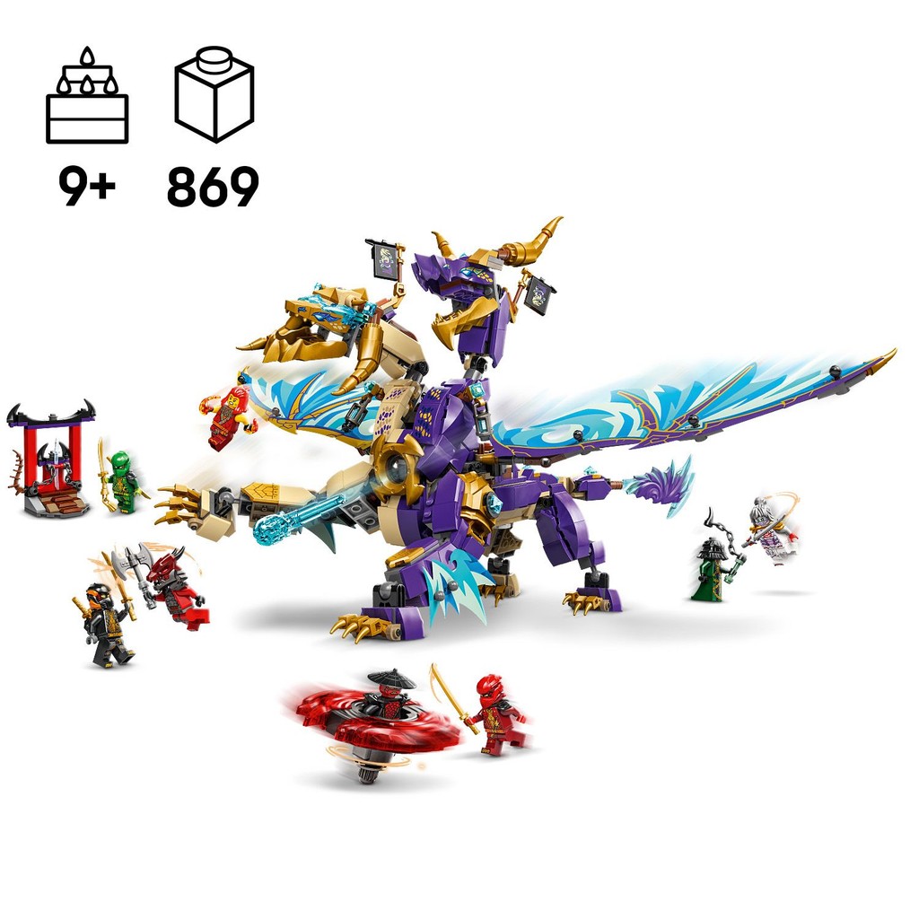 LEGO 71836 Ninjago Arc Dragon of Focus Building Toy Set (869 Pieces ...