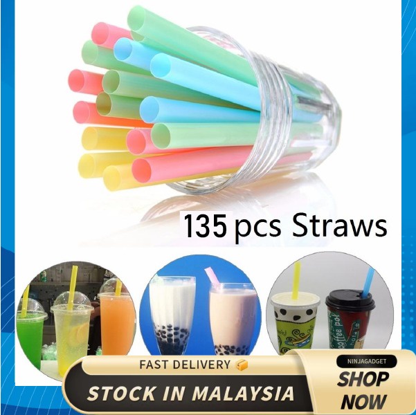 Giant Straw / Straw Besar Bubble Milk Tea ice blended Disposable ...