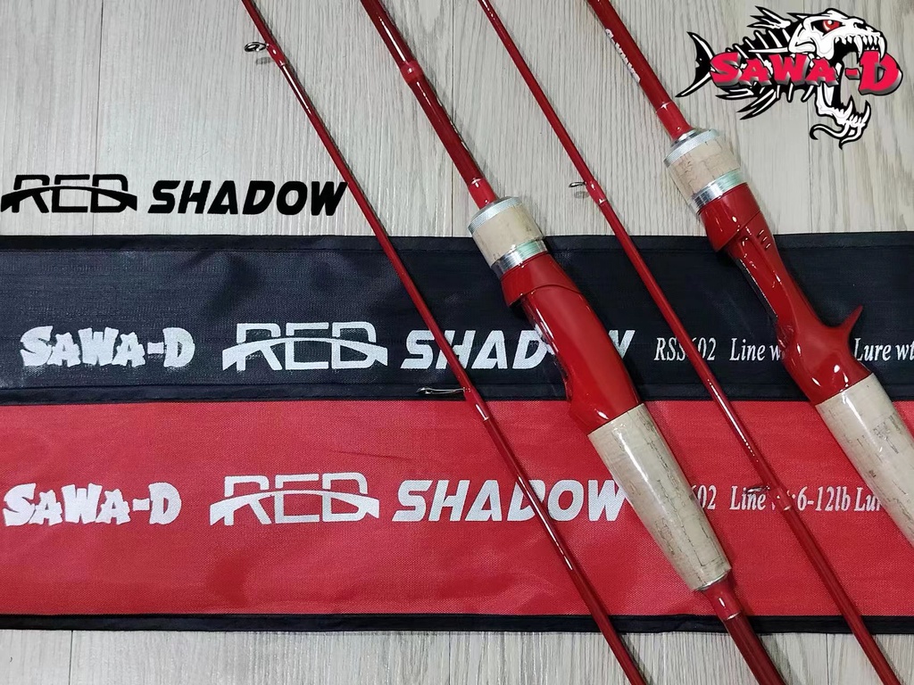 SAWA-D RED SHADOW SPINNING/ BAITCASTING (BC) FISHING ROD | Shopee Malaysia