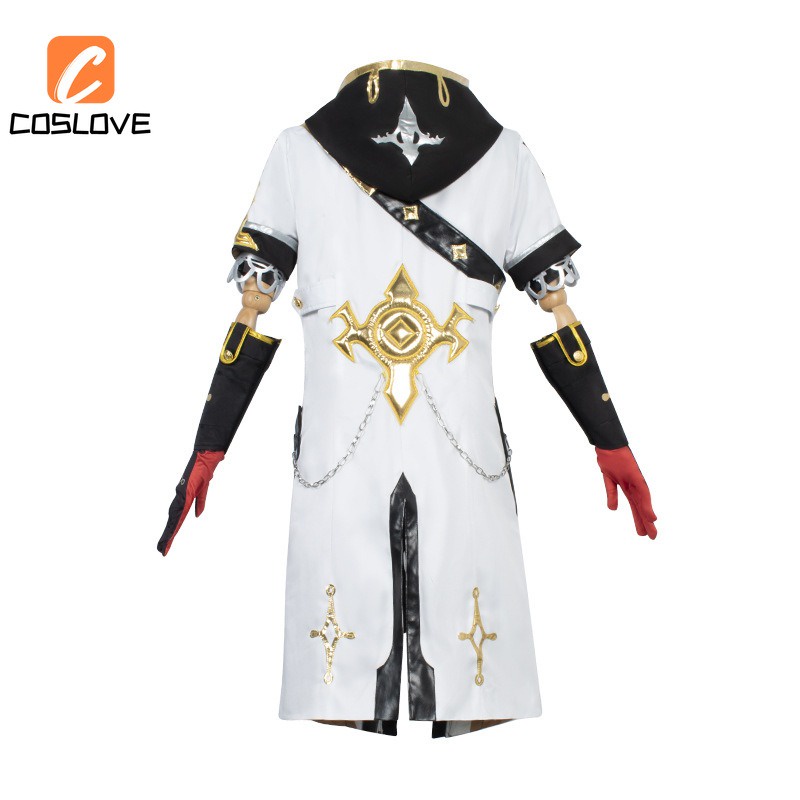 Genshin Impact Albedo Cosplay Full Set Costume Anime Game Character ...