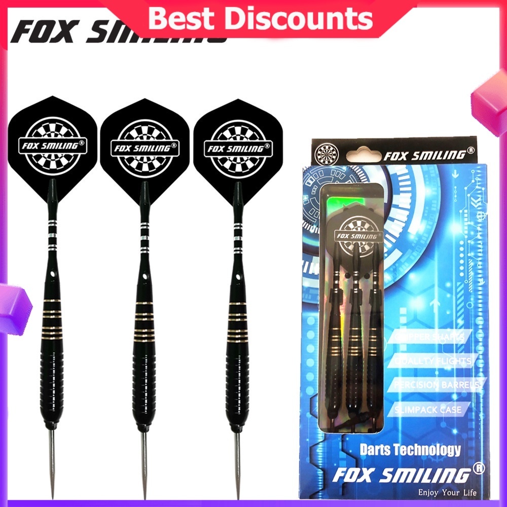 Fox Smiling 3PCS 24g Brass Dart Pins With Changeable Steel Tips With ...