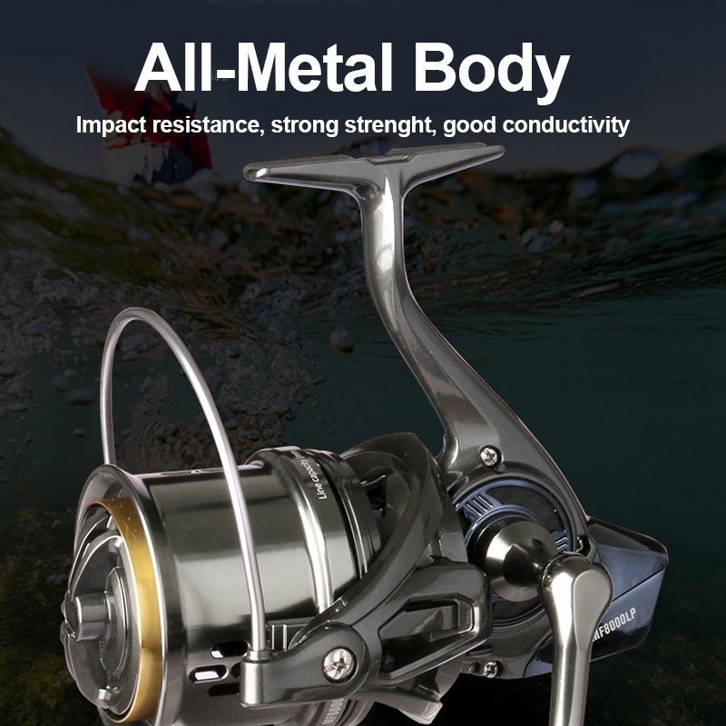 KFT DEUKIO MF long cast surf casting spinning fishing reel Mesin ...