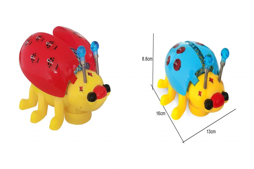 Lingoer| Electric Ladybug Toys Gentle Music Corrosion Resistant Broken ...