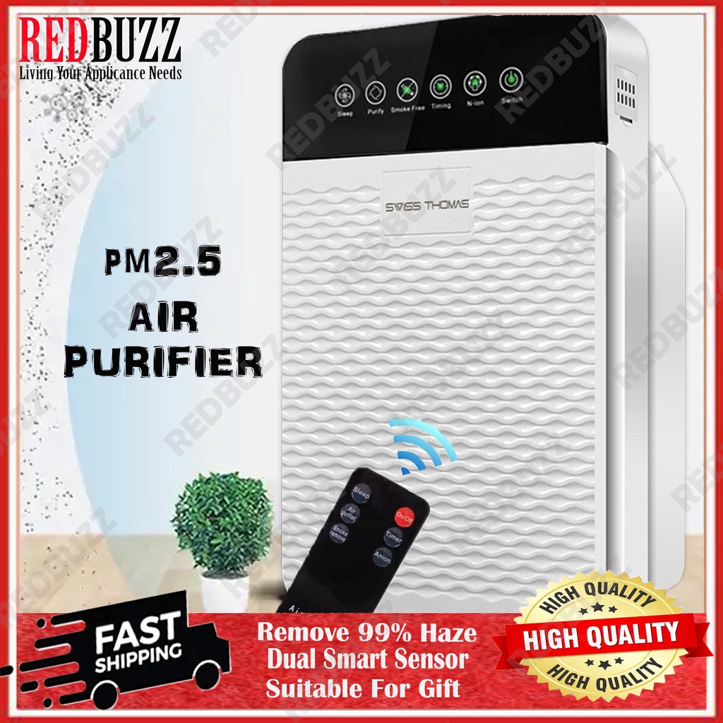 REDBUZZ Air Purifier / Pembersih Udara Household Smoke and Dust Removal ...