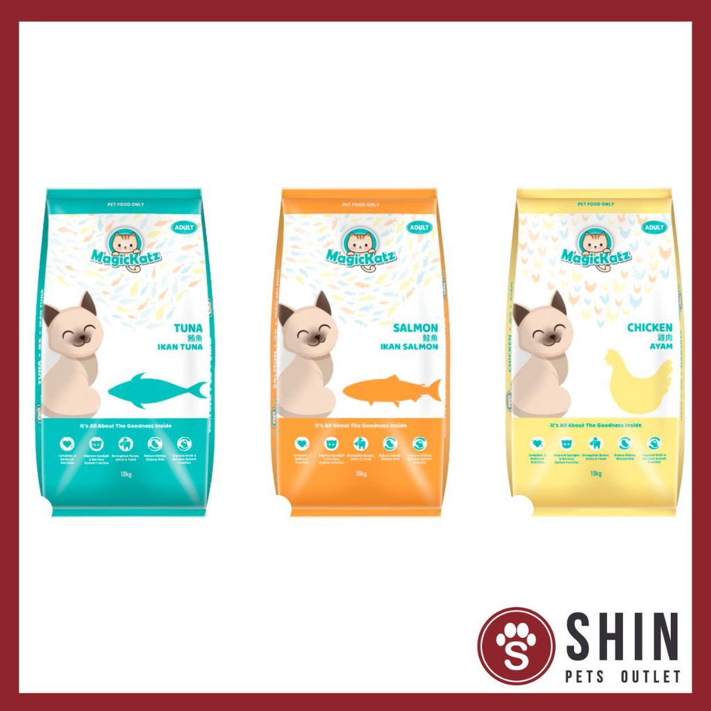 MAGICKATZ Cat Dry Food 10kg- Makanan Kucing Kering | Shopee Malaysia