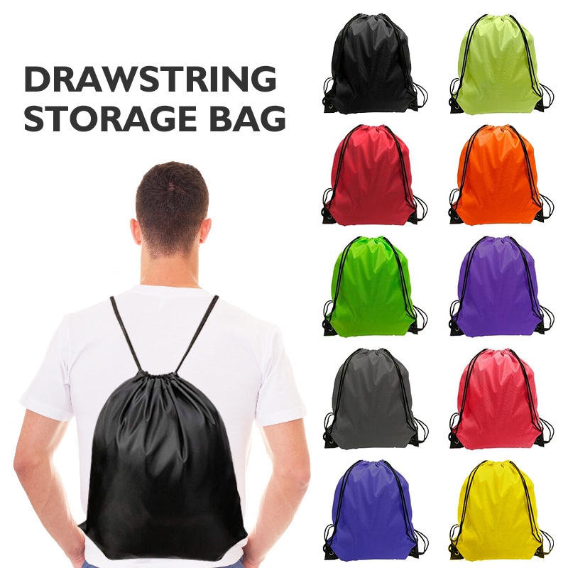 Drawstring Backpack Bulk Drawstring Bags Waterproof Draw String Bags ...