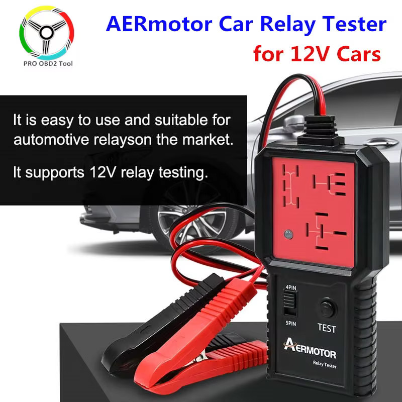Universal 12V 24V Automotive Relay Tester Automotive Relay Short ...