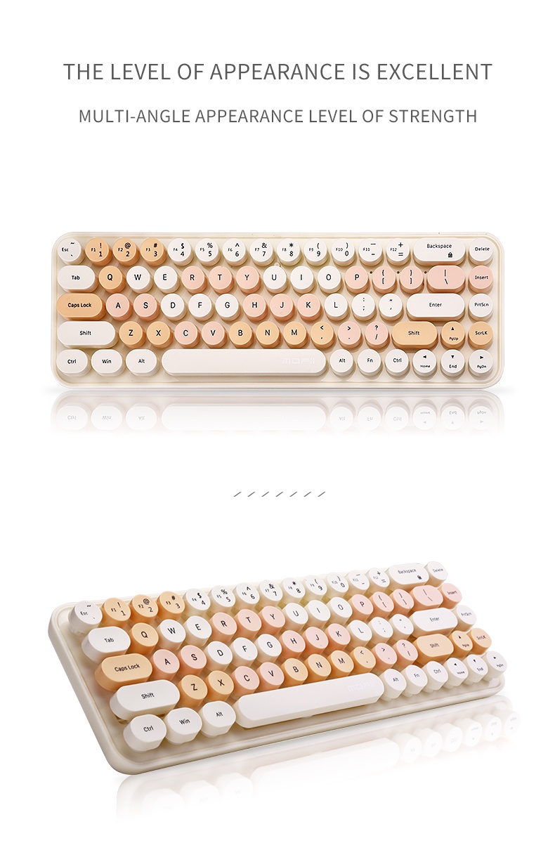 MOFII I Bean Wireless Keyboard Mouse Combo Set PC Laptop Office table ...