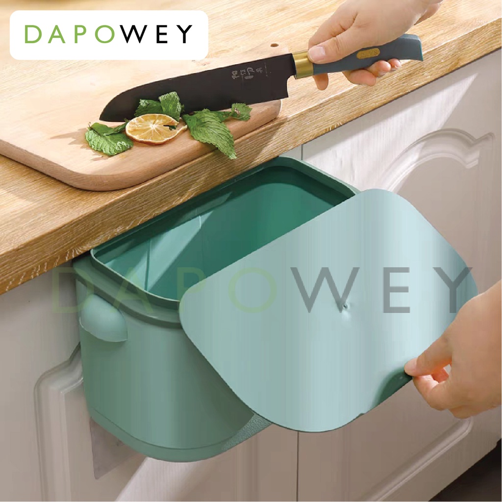 DW Tong Sampah Dapur Gantung Pintu Kabinet Dinding Boleh Laras ...