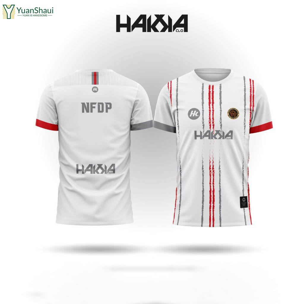 【yuanshuai】baju Putih Lelaki Nfdp Liga Akademi Tunas Hakka Jersey Bola Malaysia Budak Dewasa Amd