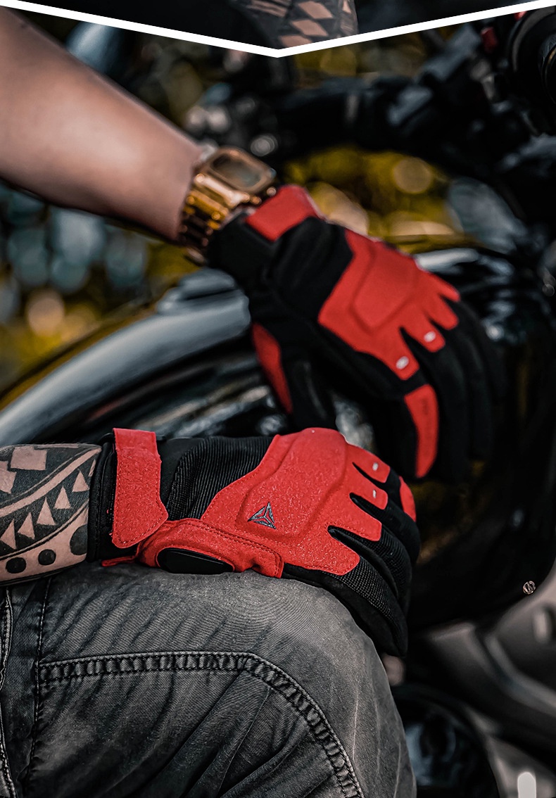 MOTOWOLF Motorcycle Touchscreen Gloves anti-slip reflective Racing ...