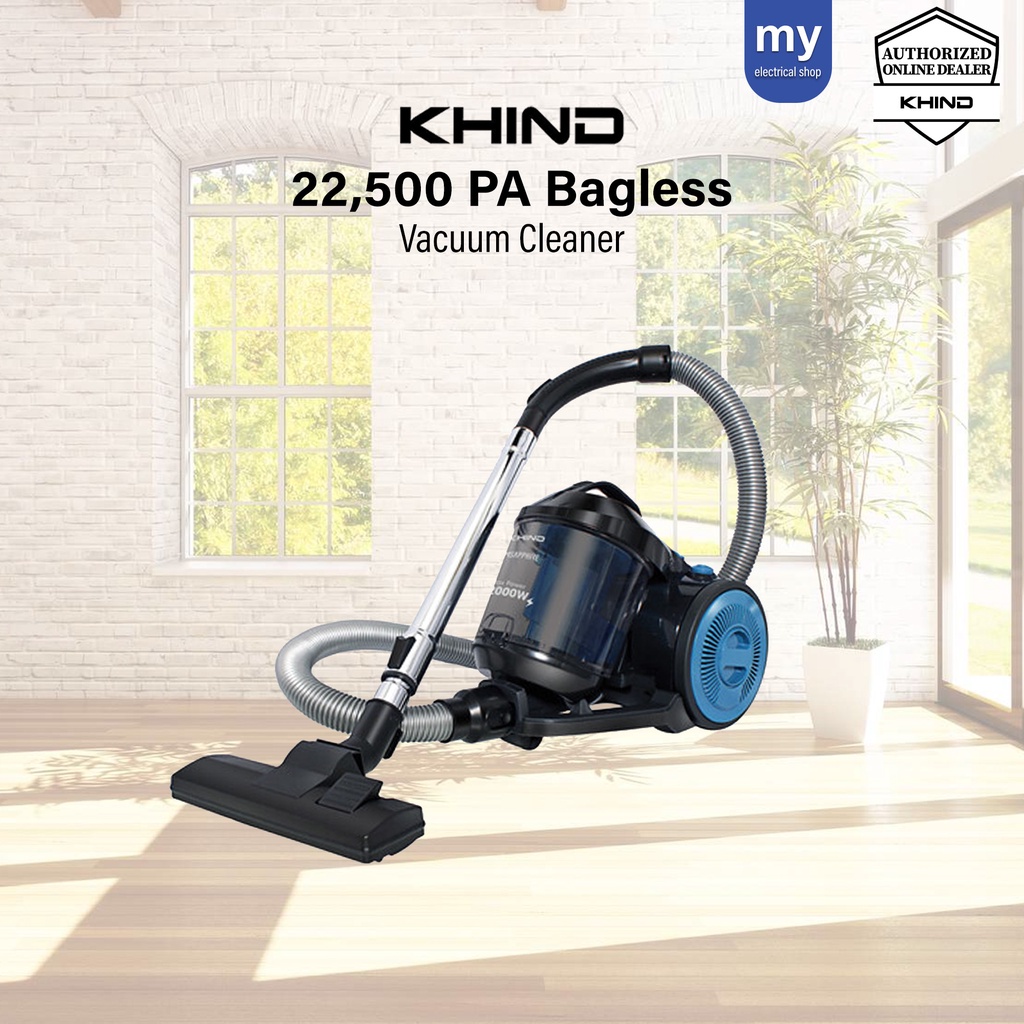Khind Bagless Vacuum Cleaner VC8020MS | Shopee Malaysia