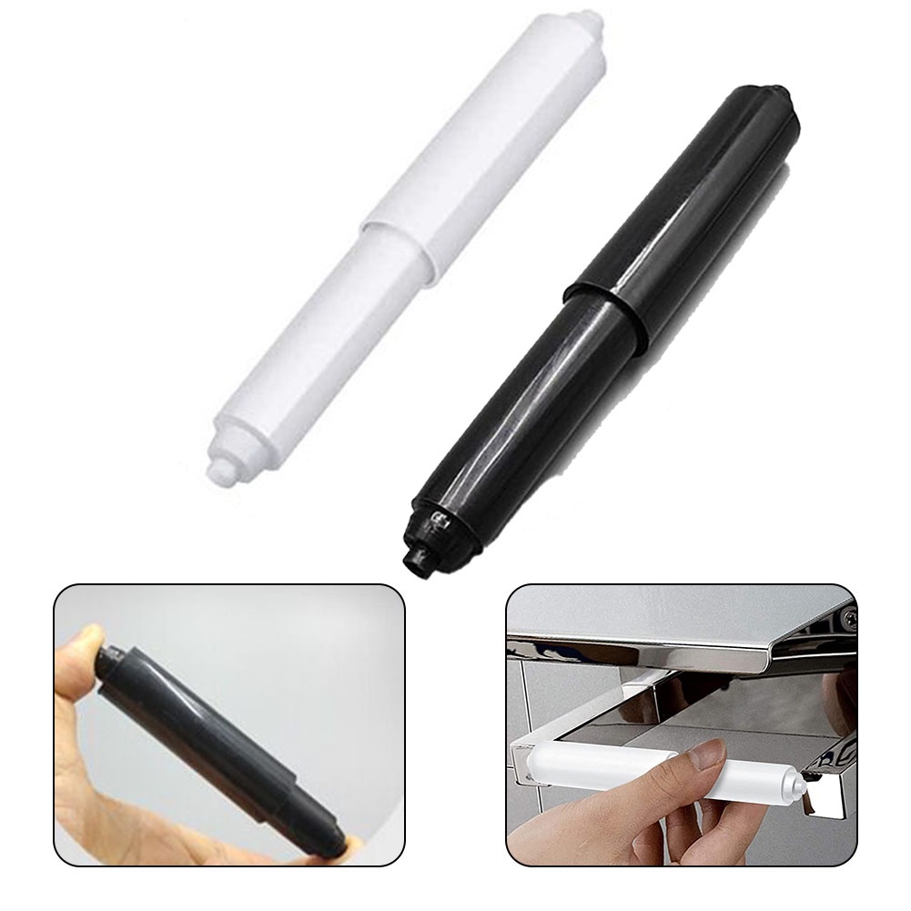 [TWILIGHT] 1/3PCS Bathroom Toilet Roll Spindle Spring Loaded ...