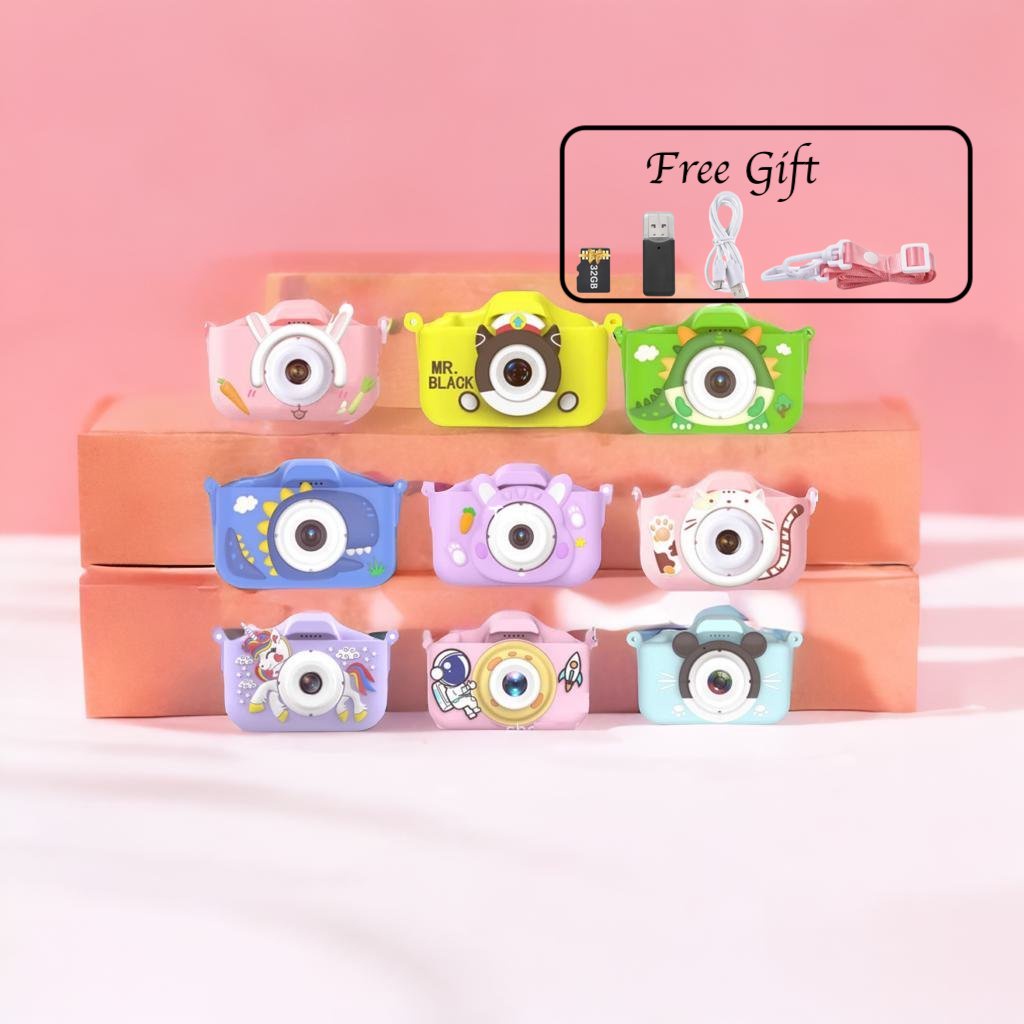 《Mega Sale》Kids Camera High Definition Dual Cameras Christmas Present ...