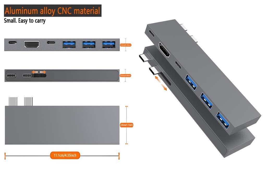 RGA 5Gbps USB Docking Station Computer Accessories Hot-swappable USB ...