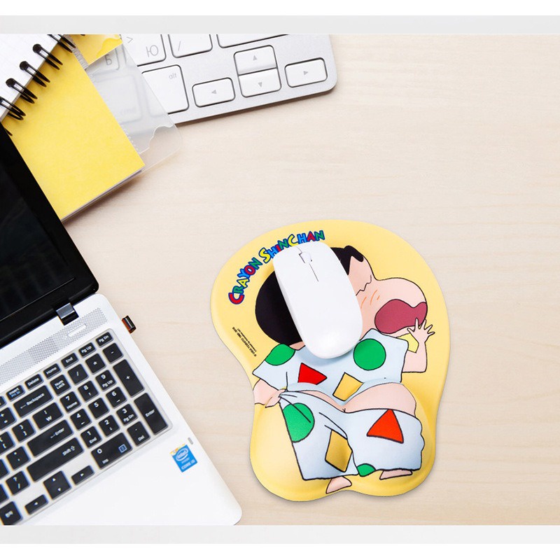 Sanrio Wrist Rest Mouse Pad Crayon Shin-chan Gaming Office Mousepad ...