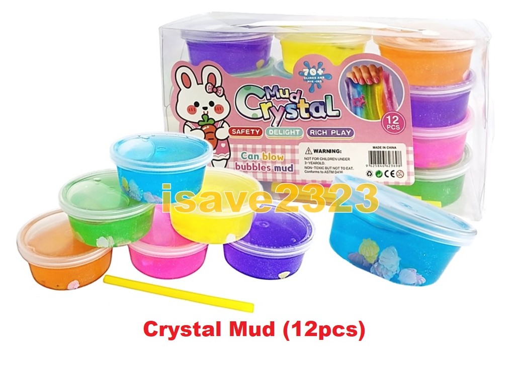 Crystal Mud Slime SL435 (12pcs) | Shopee Malaysia