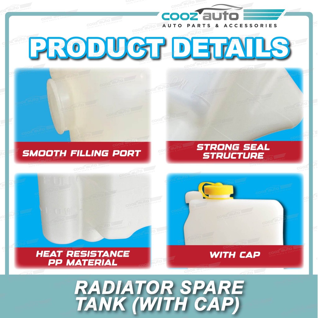 Nissan Almera N17 2012 - 2019 Radiator Water Spare Tank Second Bottle ...
