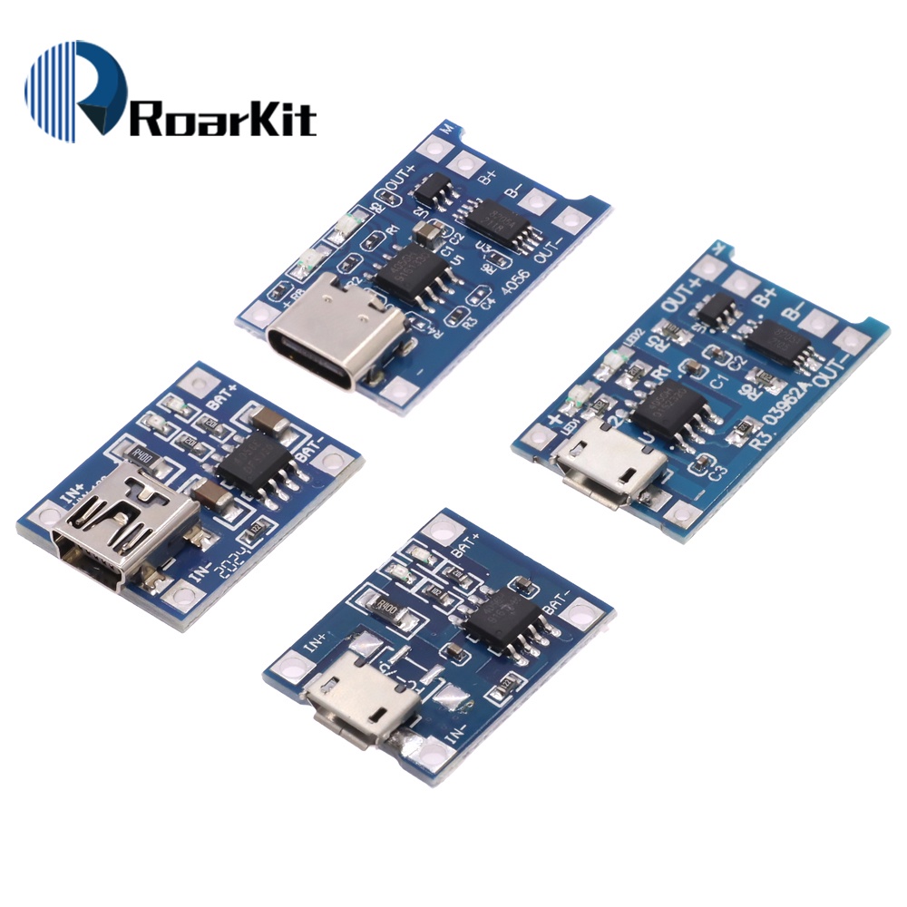 5PCS 5V 1A Micro USB 18650 type-c Lithium Battery Charging Board ...
