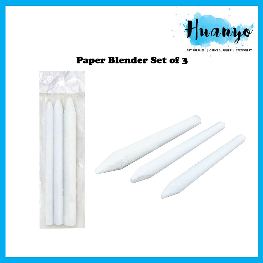 Blending Paper Stump Blender Set of 3 for Artists - Sketching, Shading ...