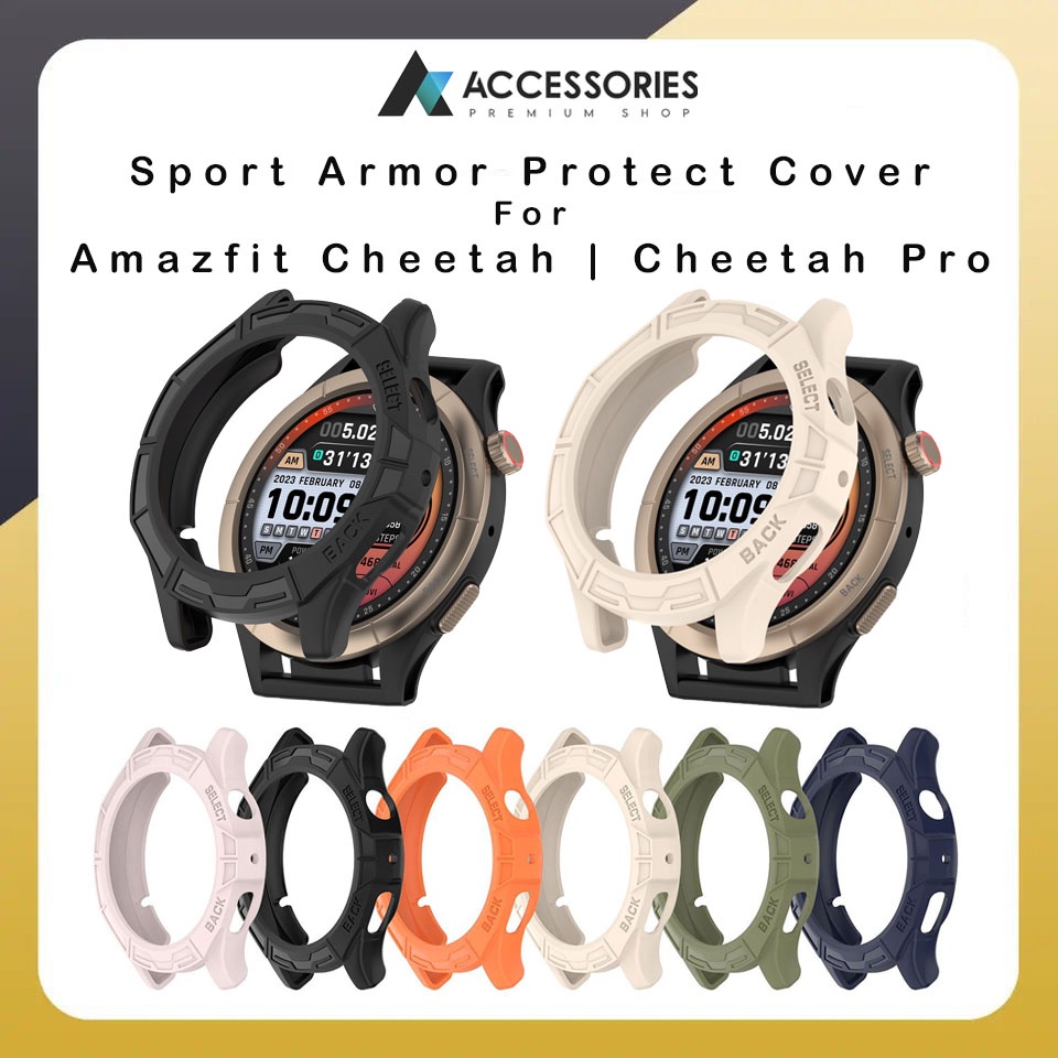 Amazfit Cheetah | Cheetah Pro Sport Armor Protect Cover, Soft Bumper ...