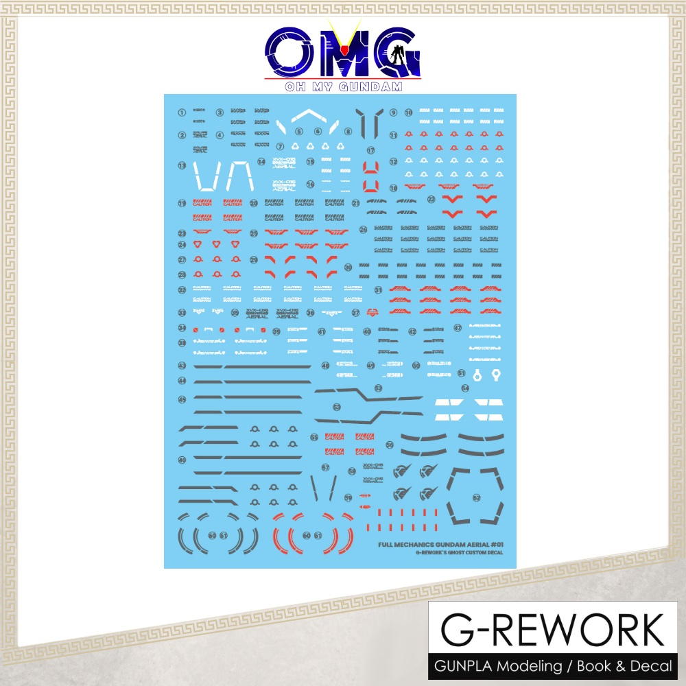 G-Rework FM Aerial Water Decal CD-WMFM1 G Rework Witch from Mercury ...