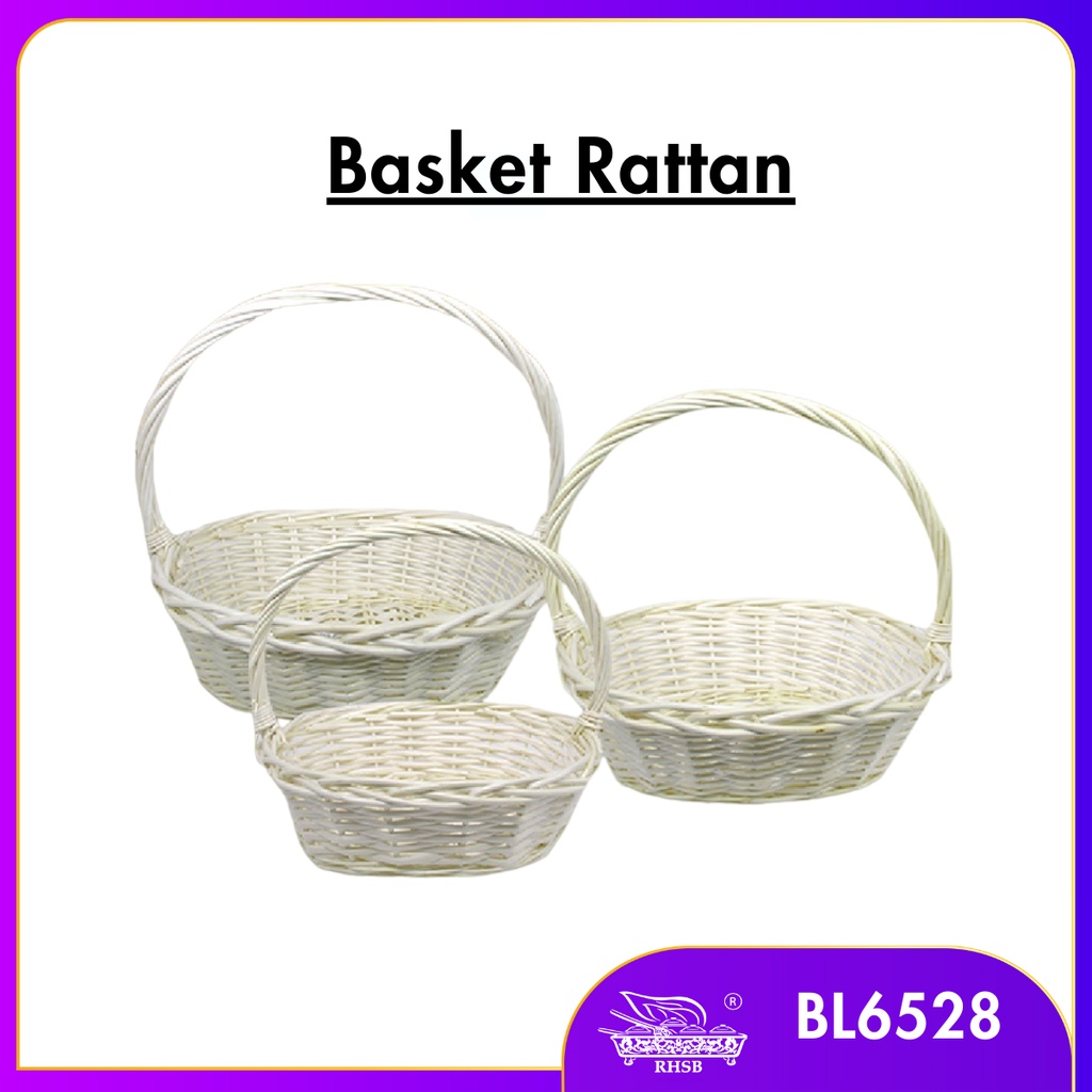 PROMOSI BASKET RATTAN / BAKUL HAMPER / BAKUL BUAH / BASKET / RAGA ...