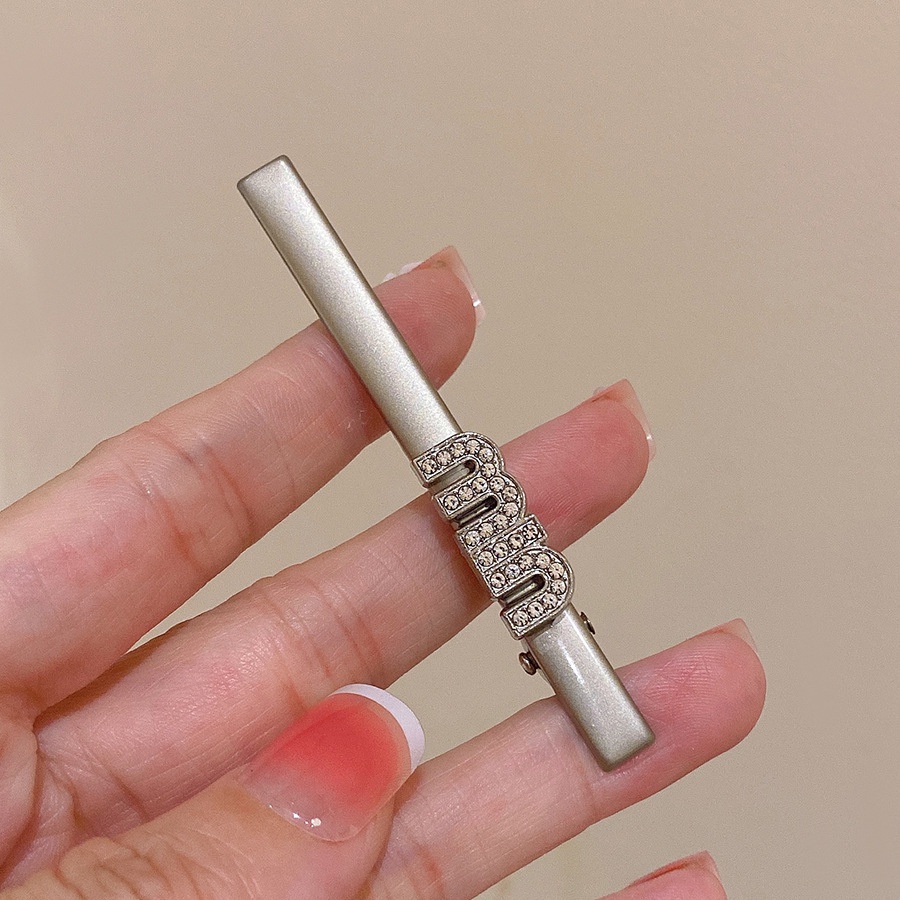 JOJO COCO High-end Metal Love Star One-word Clip Girl's Side Bangs Clip Seamless Duckbill Clip ...