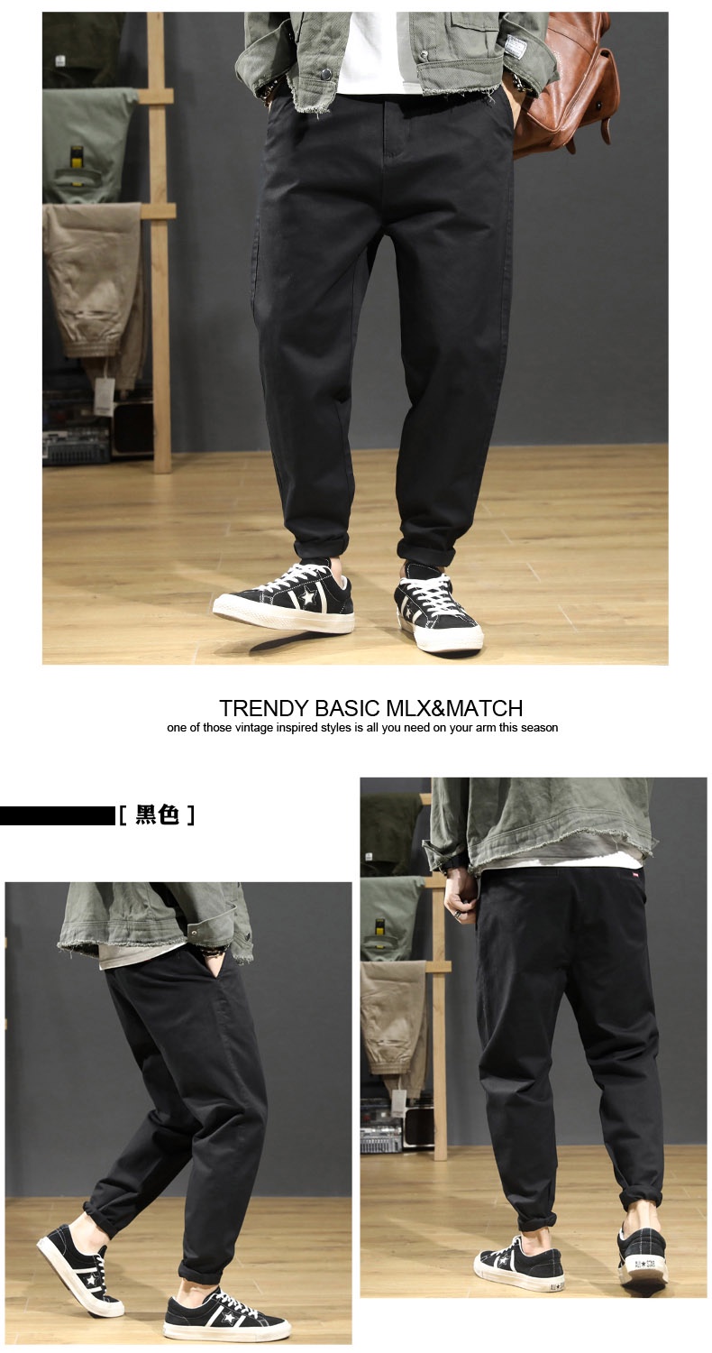 High Quality Chinos Pants for Men Cotton Casual Trousers | Shopee Malaysia