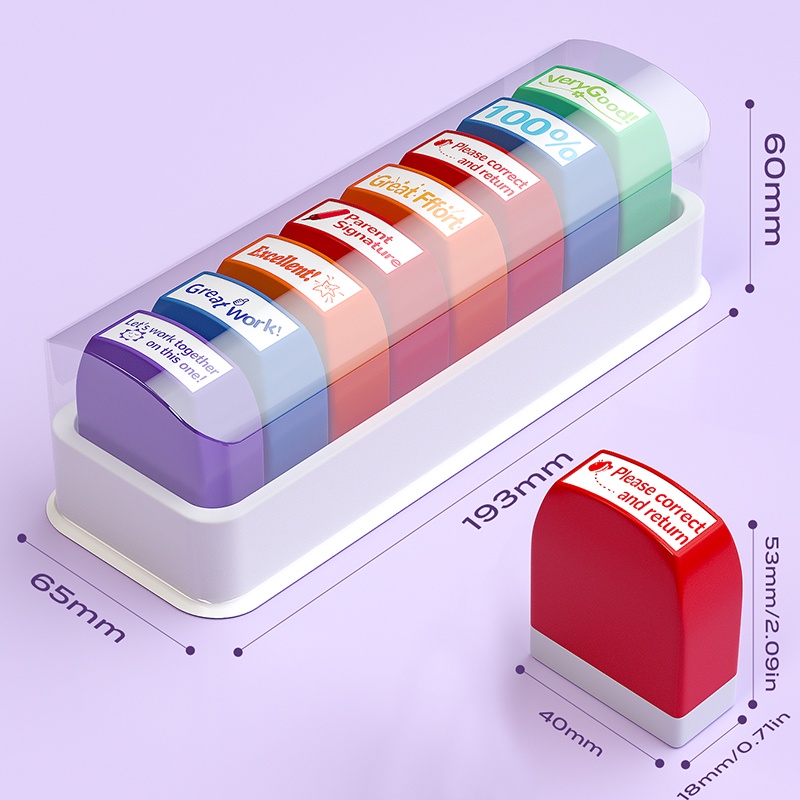 Teacher Stamps-Automatic Inking Inspiration and Colorful Sets, Suitable ...