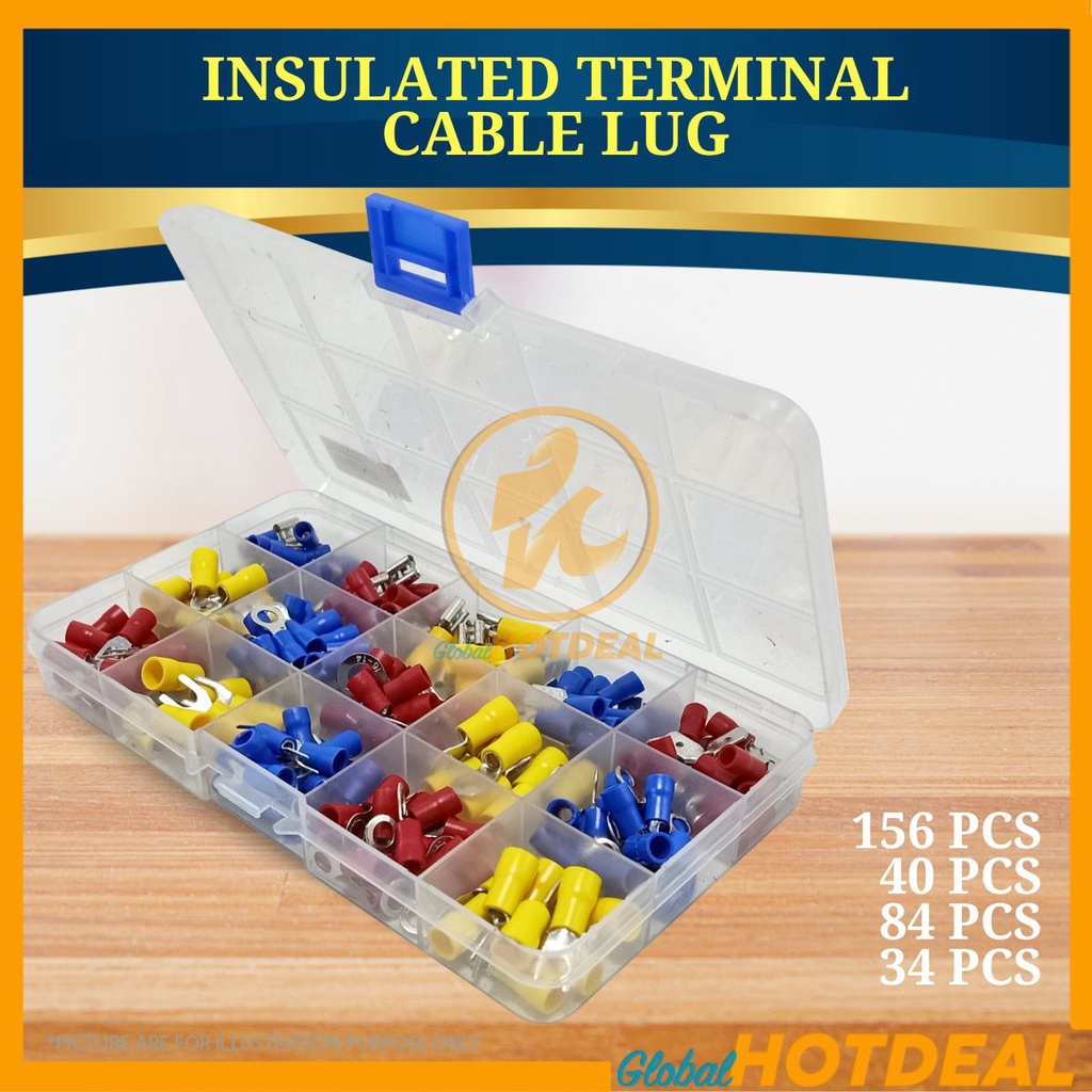 [1SET] INSULATED Cable Lug Terminal Lug Ring Y Lug T-Tap Wire ...