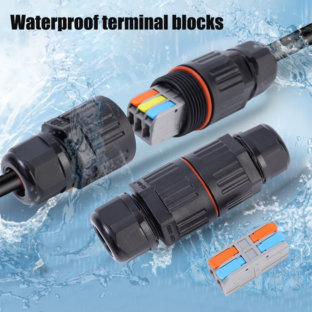 IP68 Waterproof Joint Wire Quick Connection Waterproof Connector 2/3 ...