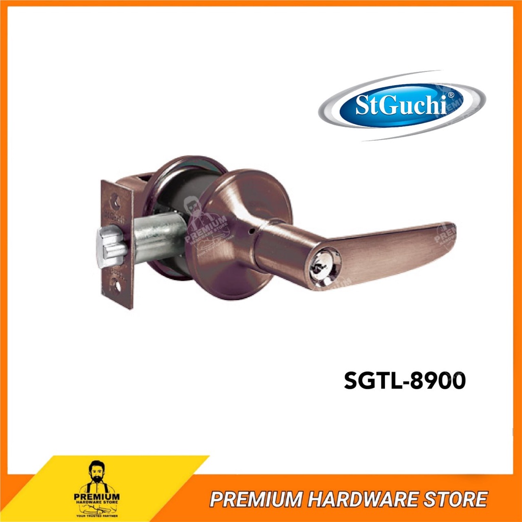 ST GUCHI SGTL 8900 AC Entrance Handle Tubular Cylindrical Lever Door ...