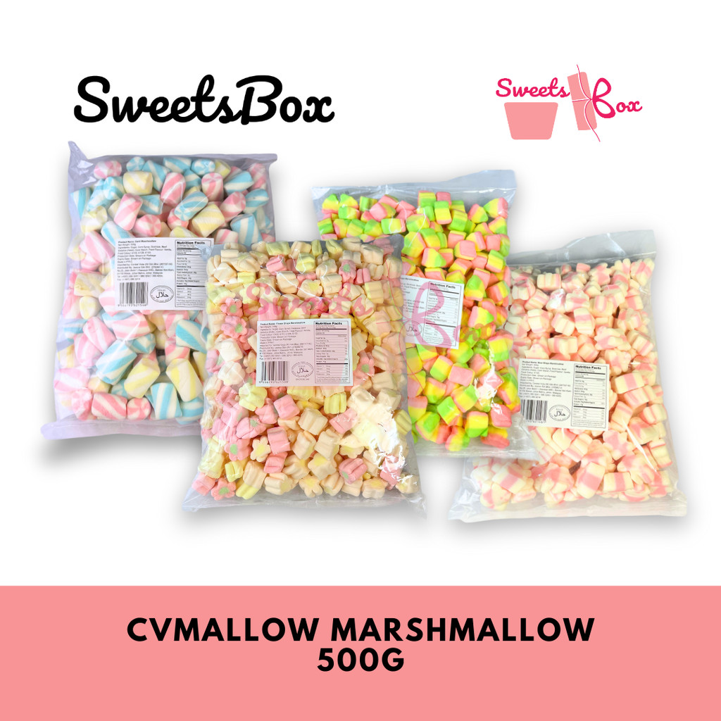 Sweetsbox | CVMallow Marshmallow 500g - Halal Marshmallow | Shopee Malaysia