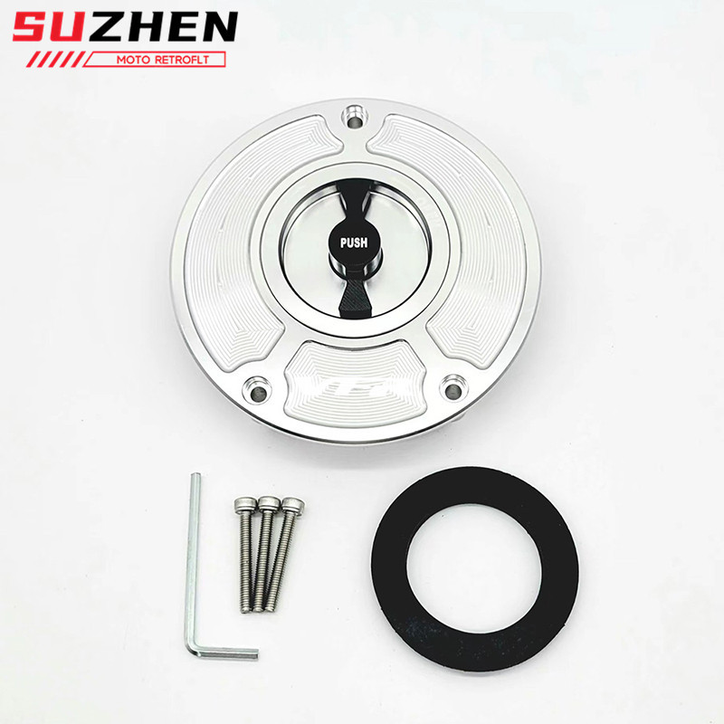 CNC Aluminum Keyless Racing Quick Release Motorcycle Tank Fuel Caps ...