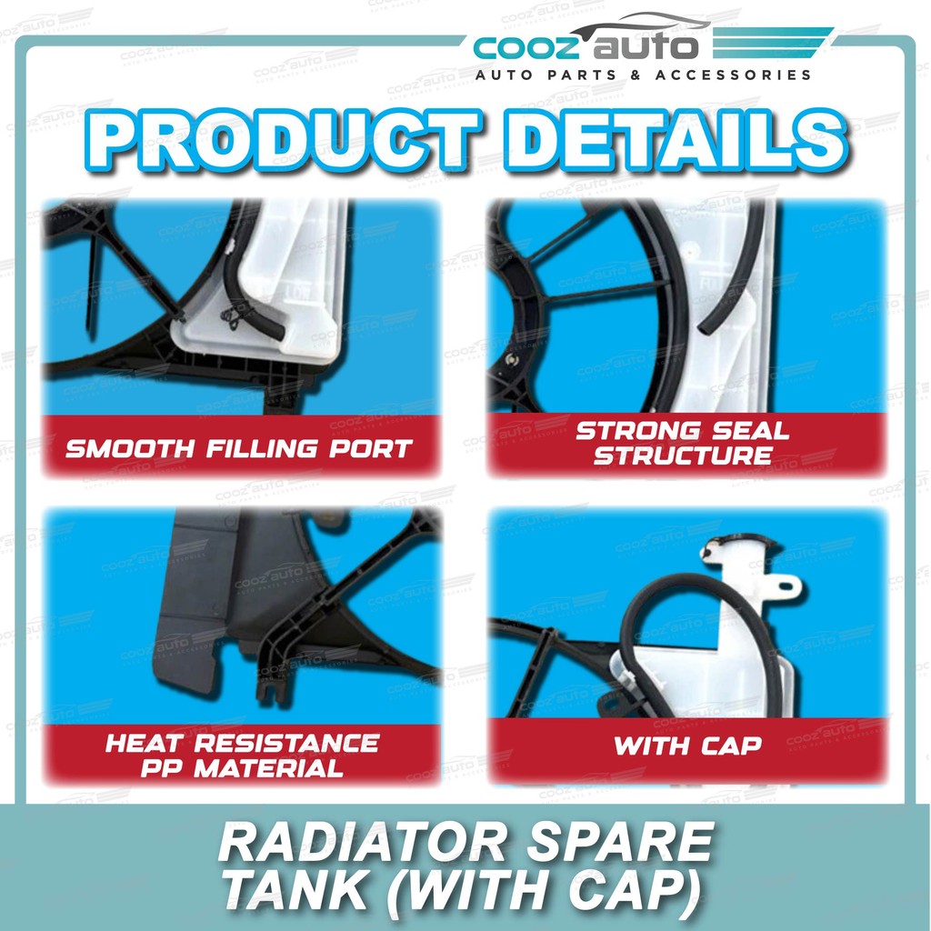 Toyota Vios NCP93 2008 - 2012 Radiator Water Spare Tank Second Bottle ...
