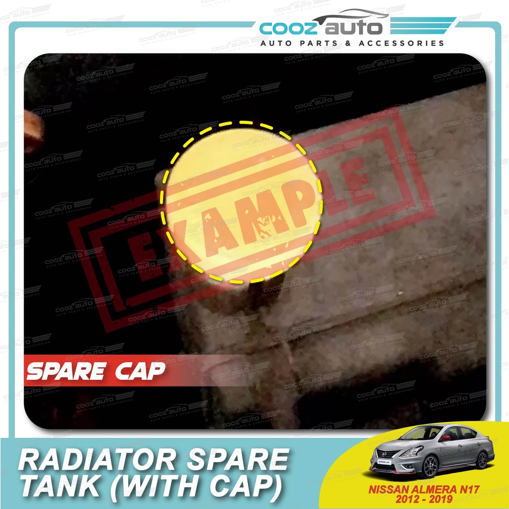 Nissan Almera N17 2012 - 2019 Radiator Water Spare Tank Second Bottle ...