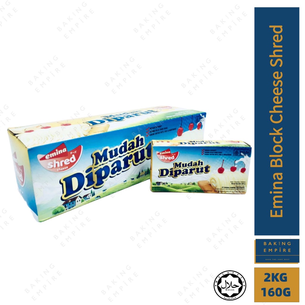 Emina Block Cheese Shred 160g | Shopee Malaysia