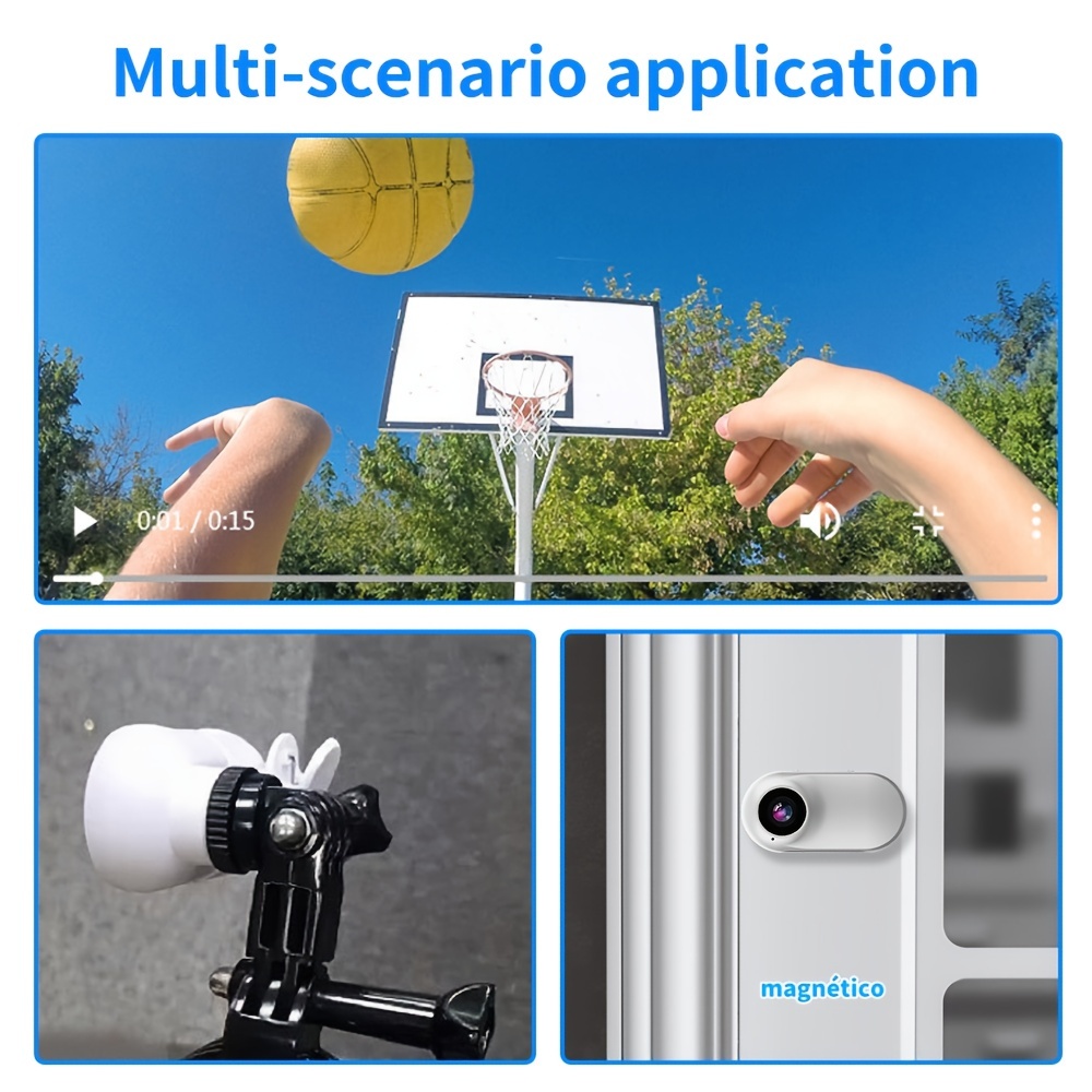 Thumb Camera Small Sports Action Camera Portable Lightweight Travel ...