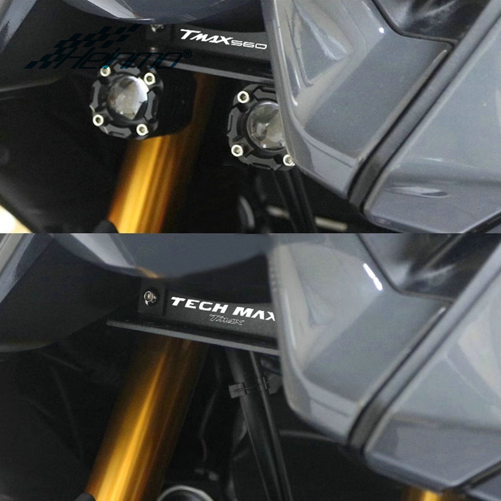 For YAMAHA TMAX 560 2022 2023 CNC Motorcycle Lower Fork Mount Spotlight ...