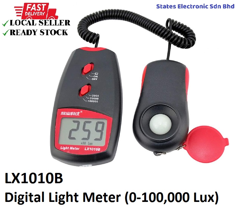 LX1010B Digital Light Meter (0-100,000 Lux) | Shopee Malaysia