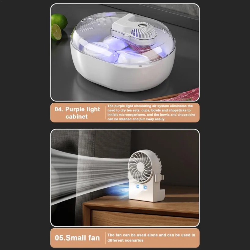 6 IN 1 Multi-Functional Defroster Kitchen Thawer Fast Food Thawing Box ...