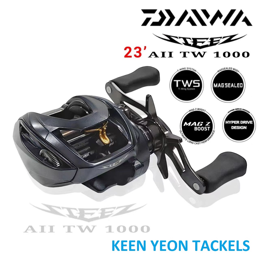 23' DAIWA STEEZ A II TW BAITCASTING (BC) FISHING REEL | Shopee Malaysia