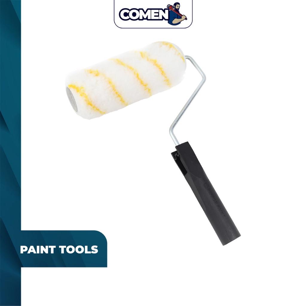 NIPPON PAINT Polyester Roller Refill & Handle Set 7" Paint Brush Wall ...