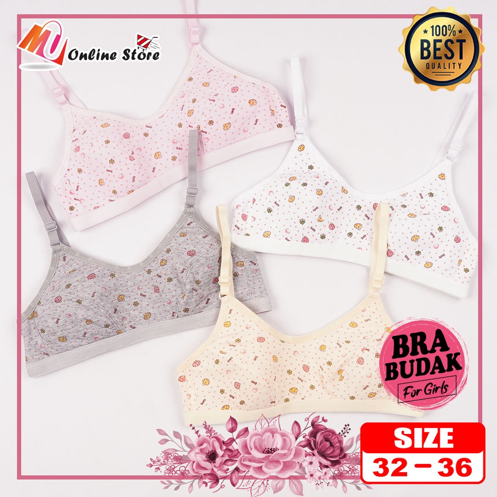 MU BRA KANAK KANAK / GIRLS BRA NON WIRE / BAJU DALAM BUDAK / KIDS ...